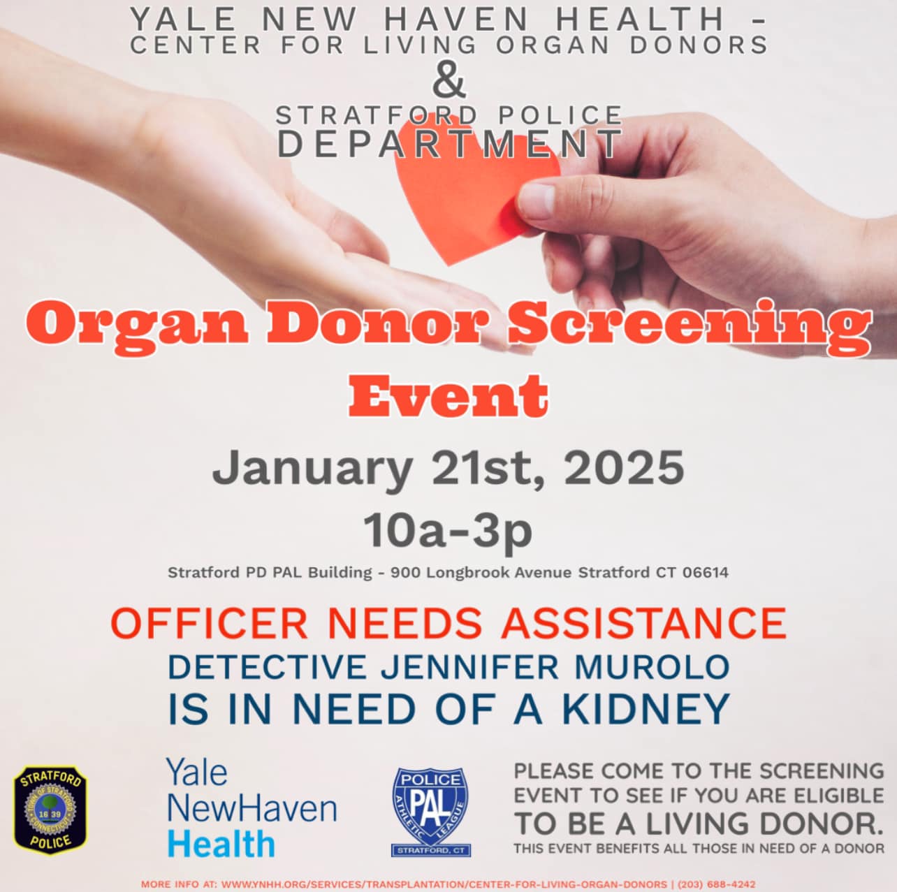 Stratford Strong: Organ Donor Screening | Stratford Crier